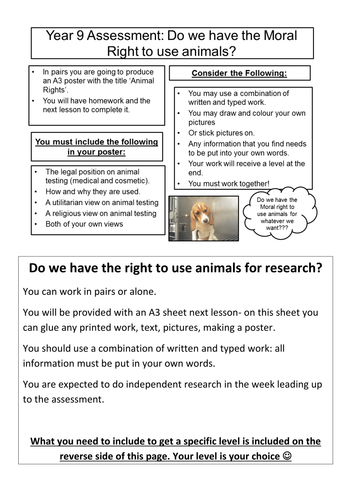 'What Does it Mean to be Moral?' -KS3- Moral Philosophy, Animal Rights ...