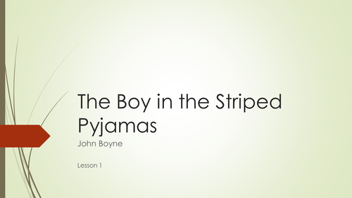 The Boy in the Striped Pyjamas - Full SoW | Teaching Resources