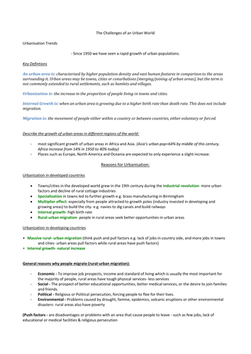 Geography GCSE | Teaching Resources