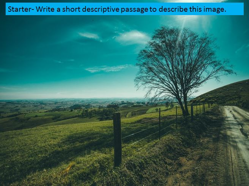 Images of Nature - Descriptive Writing Lesson | Teaching Resources