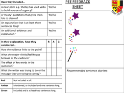 PEE paragraph bundle | Teaching Resources