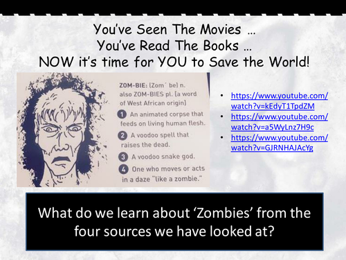 Zombie Survival Guide - Non-Fiction Writing | Teaching Resources