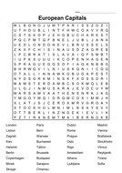European countries and capitals | Teaching Resources