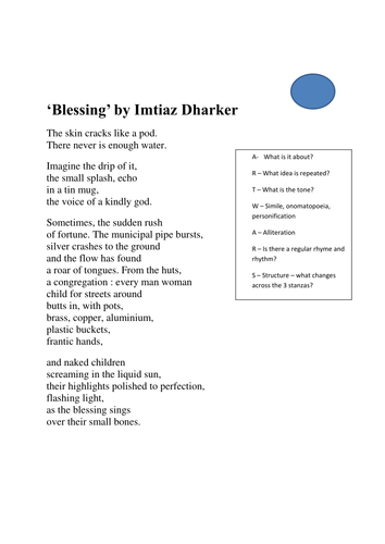 Poetry from other cultures Limbo Half Caste Blessing The Class Game ...