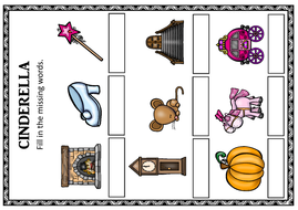 CINDERELLA STORY TEACHING RESOURCES EYFS KS1-2 ENGLISH DISPLAY ...