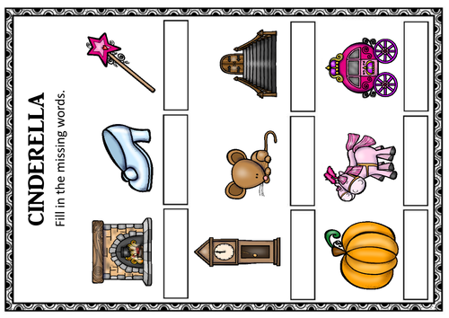 CINDERELLA STORY TEACHING RESOURCES EYFS KS1-2 ENGLISH DISPLAY ...