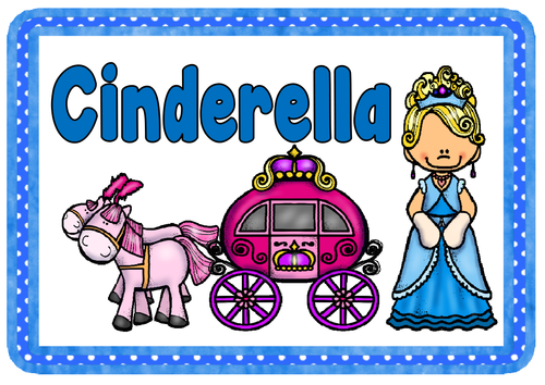 CINDERELLA STORY TEACHING RESOURCES EYFS KS1-2 ENGLISH DISPLAY ...