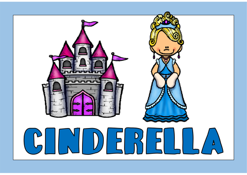 CINDERELLA STORY TEACHING RESOURCES EYFS KS1-2 ENGLISH DISPLAY ...