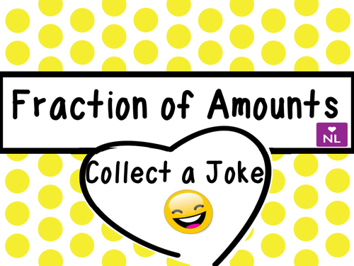 Fractions of Amounts (Collect a Joke, Math Pi Day Special) | Teaching ...
