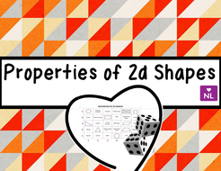 Properties of 2D Shapes (Learning Grid) | Teaching Resources