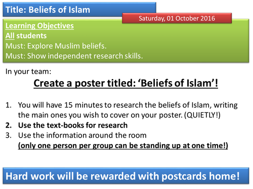 KS3 Islam - Complete Unit [9 Lessons] | Teaching Resources