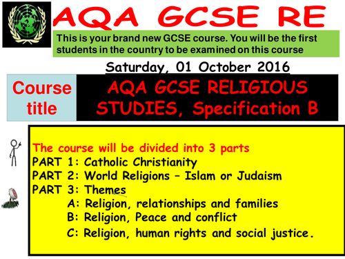 AQA, GCSE Religious Studies B, NEW Specification B: Catholic ...