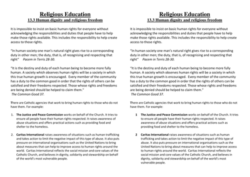 AQA, GCSE Religious Studies B, NEW Specification B: Catholic ...
