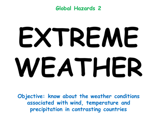 Weather Hazards | Teaching Resources
