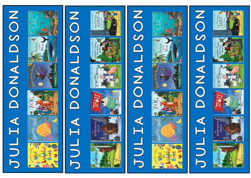 JULIA DONALDSON TEACHING RESOURCES AND DISPLAY EFS AND KS1 AUTHOR ...