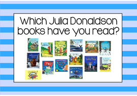 JULIA DONALDSON TEACHING RESOURCES AND DISPLAY EFS AND KS1 AUTHOR ...