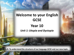 Complete Utopia and Dystopia Year 10 Introduction 2 Week Unit ...