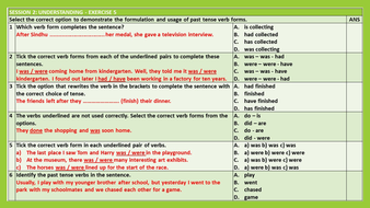 PAST TENSE VERBS: LESSON PLAN AND RESOURCES | Teaching Resources