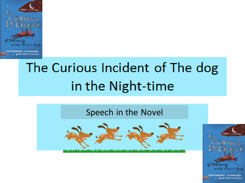Curious incident of the dog in the night time teaching resources ...