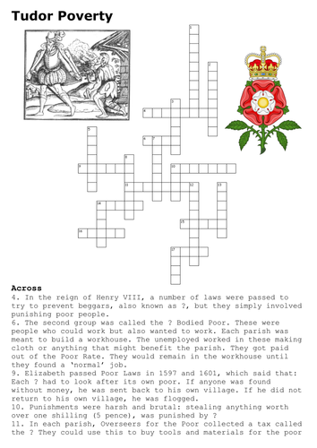 Tudor Poverty Activity Pack | Teaching Resources