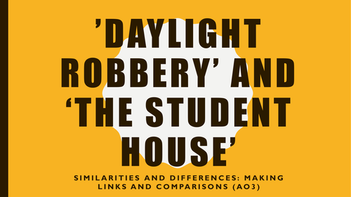 WJEC GCSE Poetry (Welsh Writing in English) - 'The Student House' and ...