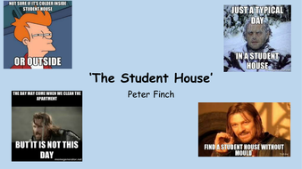WJEC GCSE Poetry (Welsh Writing in English) - 'The Student House' and ...