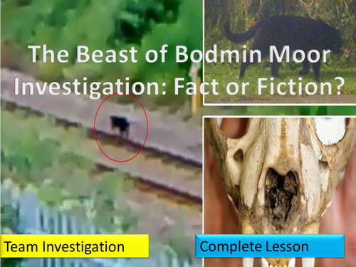 Cornish Murder Mystery + Beast of Bodmin + Starters | Teaching Resources