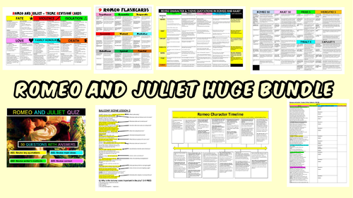 Romeo and Juliet Revision 2025 | Teaching Resources