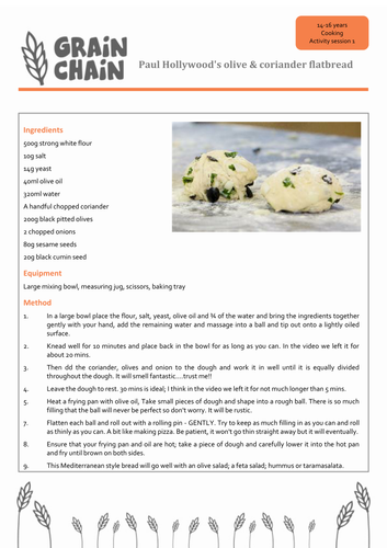 Exploration of bread: Lesson plan | Teaching Resources