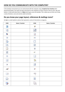Microsoft Word Icon Worksheet | Teaching Resources