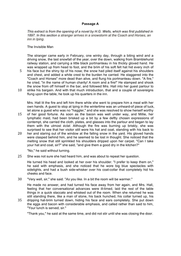 AQA Paper One Creative Reading and Writing Exam: Revision Session ...