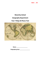 5x Y7 Geography assessments and markschemes | Teaching Resources