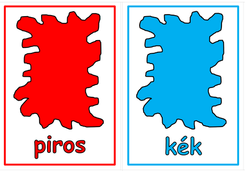 HUNGARIAN LANGUAGE TEACHING RESOURCES display posters flashcards ...