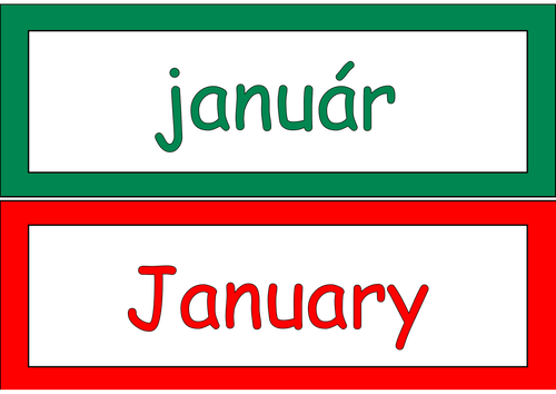 HUNGARIAN LANGUAGE TEACHING RESOURCES display posters flashcards ...