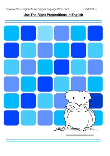 Use The Right Prepositions In English (EFL Pack) 8+ | Teaching Resources