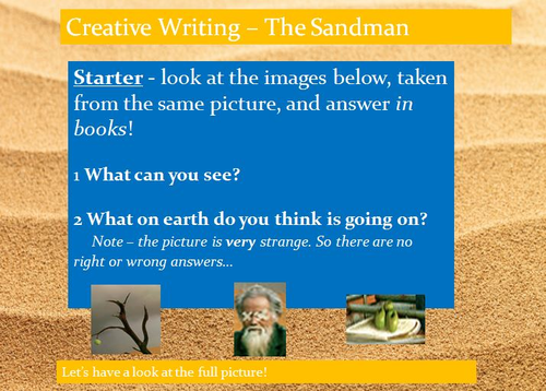 The Sandman Complete Poetry Lesson | Teaching Resources