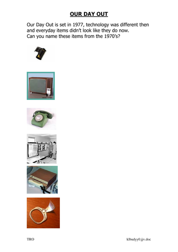 Our Day Out Willy Russell | Teaching Resources