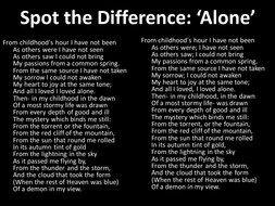 Exploration of Poetry KS3 Year 7/8 Poem forms - analysis - create ...