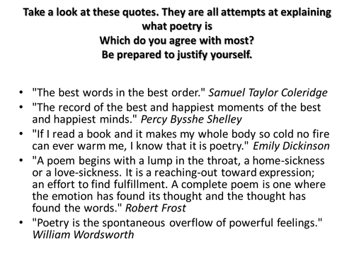Exploration of Poetry KS3 Year 7/8 Poem forms - analysis - create ...