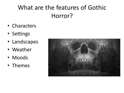 Gothic horror short story Edgar Allan Poe Frankenstein Dracula ...