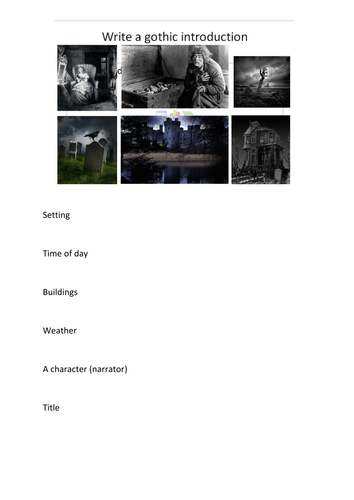 Gothic horror short story Edgar Allan Poe Frankenstein Dracula ...