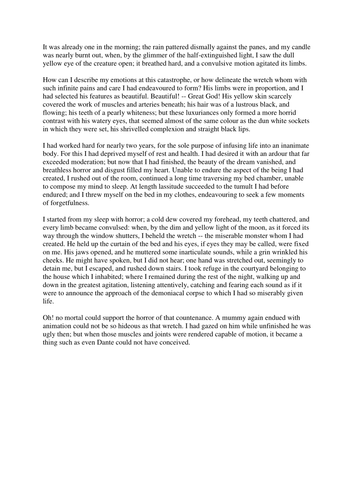 Gothic horror short story Edgar Allan Poe Frankenstein Dracula ...