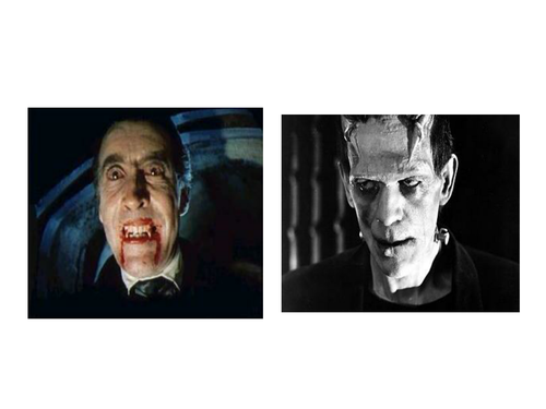 Gothic horror short story Edgar Allan Poe Frankenstein Dracula ...