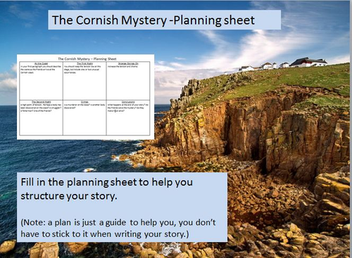 The Cornish Murder Mystery Creative Writing Lesson + Starter Pack ...