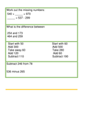 Mastery in maths - year 5 mental subtraction fluency, reasoning and ...