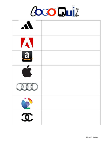 Logo Quiz | Teaching Resources