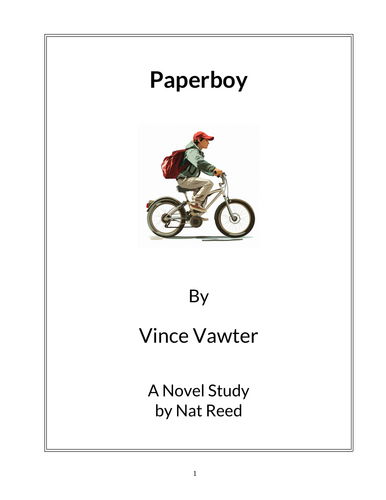 Paperboy by Vince Vawter - (Lesson Plan) | Teaching Resources