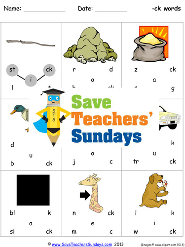 Ck Phonics Worksheets, Activities, Flash Cards and Other Teaching ...