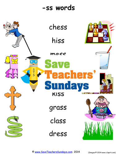 Ss Phonics Worksheets, Activities, Flash Cards and Other Teaching ...