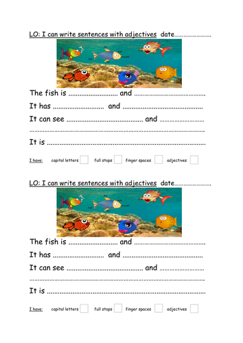 Combine words to make sentences and sequence sentences to form short ...